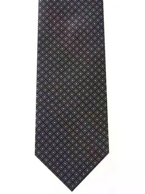 Corneliani Patterned Neck Tie - Brown