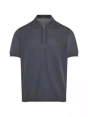 Corneliani Zip Up Polos For Men