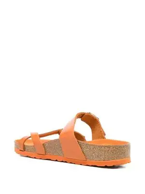 BIRKENSTOCK Mayari Leather Sandals - Orange
