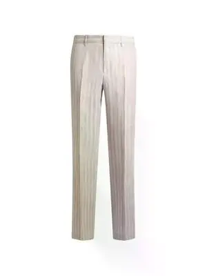 Etro Striped Trousers - Neutrals