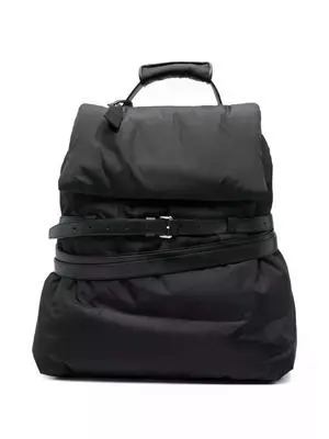 Moschino Belted Backpack - Black