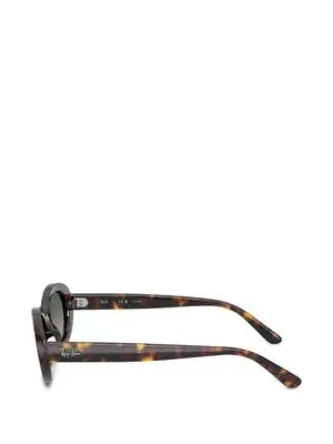 Ray-ban Oval Frame Sunglasses - Brown