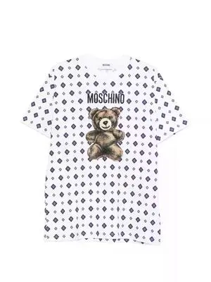 Moschino Patterned T-shirt - White