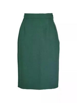 Saint Laurent Midi Skirt - Green