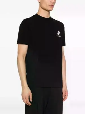 Karl Lagerfeld Palm-tree T-shirt - Black