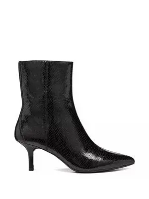 Geox Pointed-toe Ankle Boots - Black