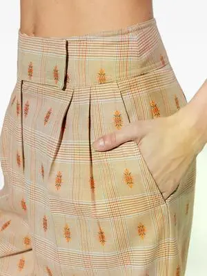 Etro Checked Trousers
