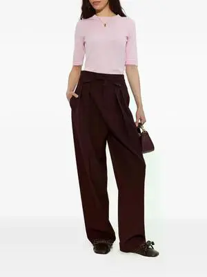 Fabiana Filippi Short-sleeve Sweater - Pink