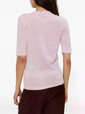 Fabiana Filippi Short-sleeve Sweater - Pink