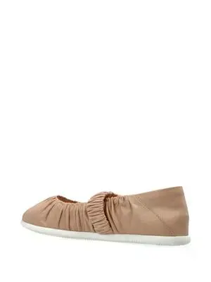 Bogner Vienna Ruched Ballet Flats - Pink