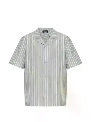 Hanro Henley Striped Button Shirt