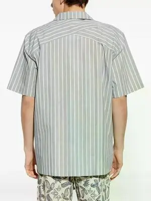 Hanro Henley Striped Button Shirt