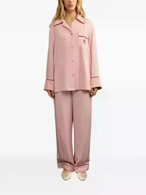 Sleeper Finnegan Piped Pajama-style Trousers
