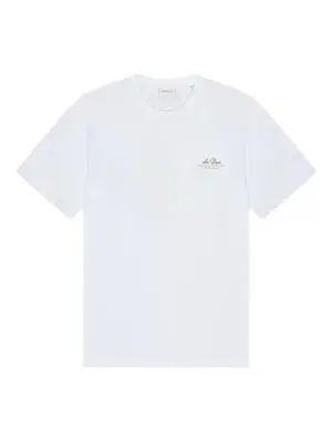 LES DEUX Logo-print T-shirt - White