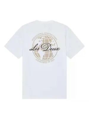 LES DEUX Logo-print T-shirt - White