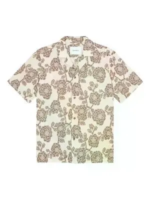 LES DEUX Floral-pattern Shirt - Neutrals