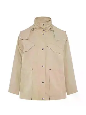 YVES SALOMON Hooded Parka - Neutrals