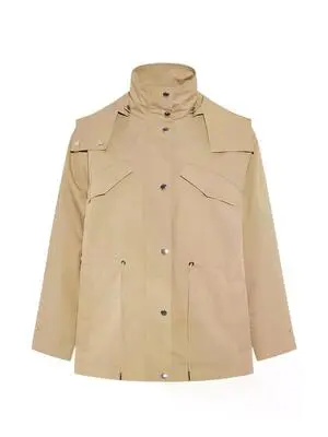 YVES SALOMON Hooded Parka - Neutrals