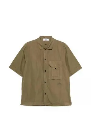 Stone Island Patch-pocket Short-sleeve Shirt - Green