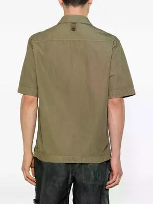Stone Island Logo-embroidered Shirt - Green