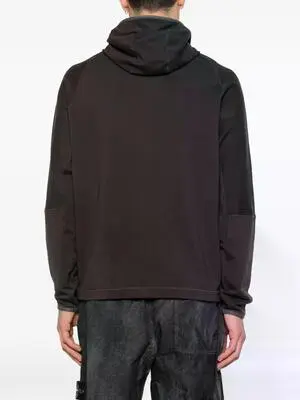 Stone Island Zip Hooded Sweatshirt - Grey
