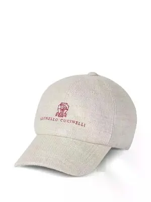 Brunello Cucinelli Logo-embroidered Baseball Cap - Neutrals