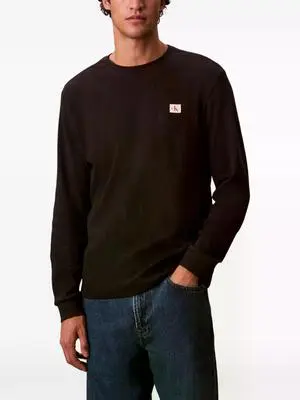 Calvin Klein Waffle Logo T-shirt - Brown