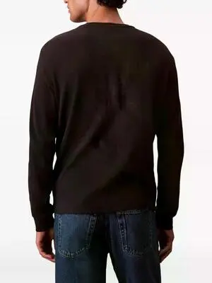 Calvin Klein Waffle Logo T-shirt - Brown
