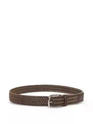 ORTIGNI Woven Leather Belt