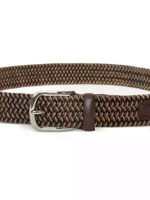 ORTIGNI Woven Leather Belt