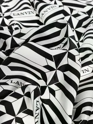 LANVIN Geometric-print Scarf
