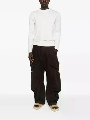Sacai Long-sleeve Crew-neck Sweater - Neutrals