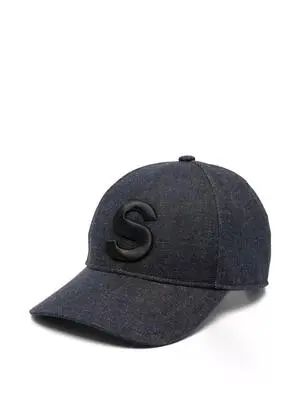 Sacai Embroidered Cap - Blue