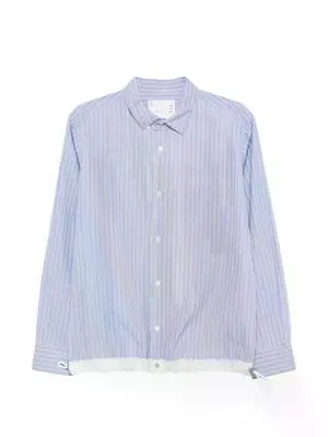 Sacai Striped Drawstring Shirt