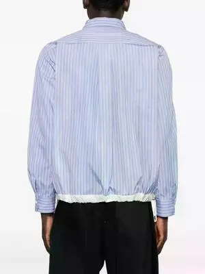 Sacai Striped Drawstring Shirt