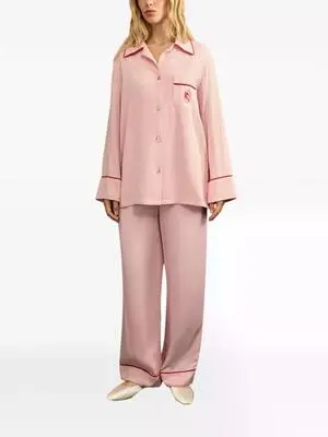Sleeper Finnegan Piped Pajama-style Trousers