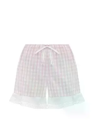 Sleeper Romantica Gingham Ruffled Lounge Set