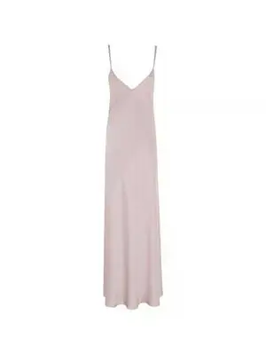 Antonelli Firenze V-neck Panelled Maxi Dress - Pink
