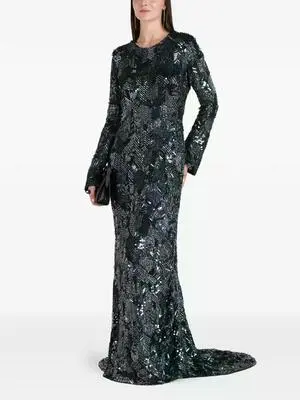 ILTA Sequin-embellished Maxi Dress