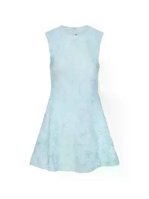 ROTATE BY BIRGER CHRISTENSEN Mesh Mini Dress - Blue