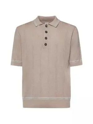 Eleventy Stripe-detail Polo Shirt