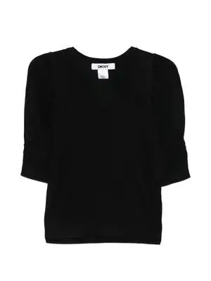 Dkny V Neck Tops