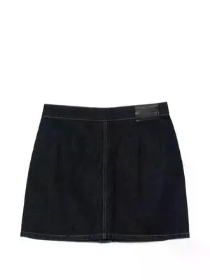 Dkny High-rise Button-detailed Skirt