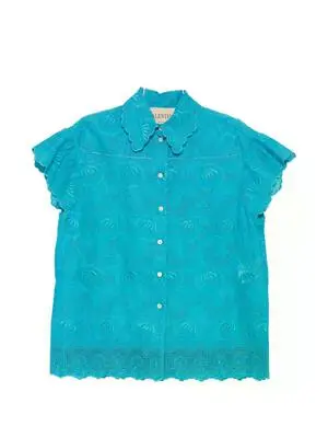 Valentino Garavani Lace Shirt - Blue