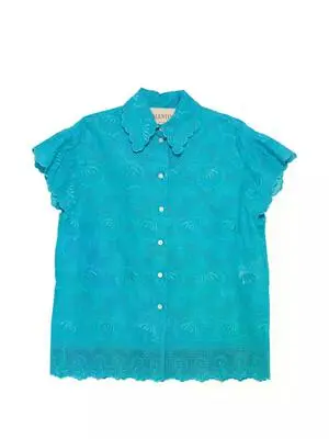 Valentino Garavani Lace Shirt - Blue