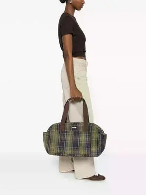 Barbour Quilted Tartan Tote Bag