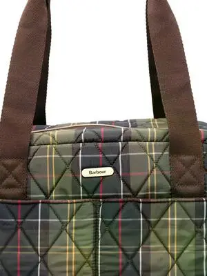 Barbour Quilted Tartan Tote Bag