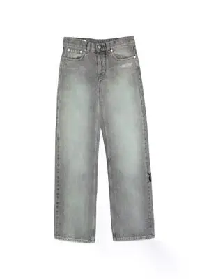 Off-White Buttoned Jeans - Grey