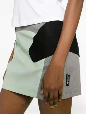 Off-White Zip-fastening Mini Skirt