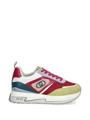 Liu Jo Logo Suede Sneakers - Red